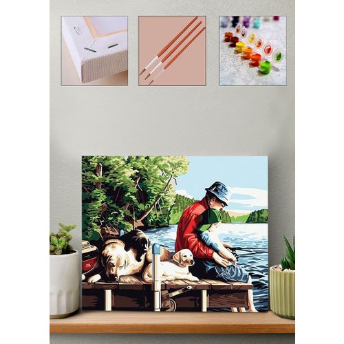 Artsylrbaskı18 - 80100 Multicolor Stretched Canvas Set