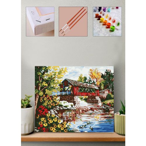 Artsylrbaskı9 - 80100 Multicolor Stretched Canvas Set