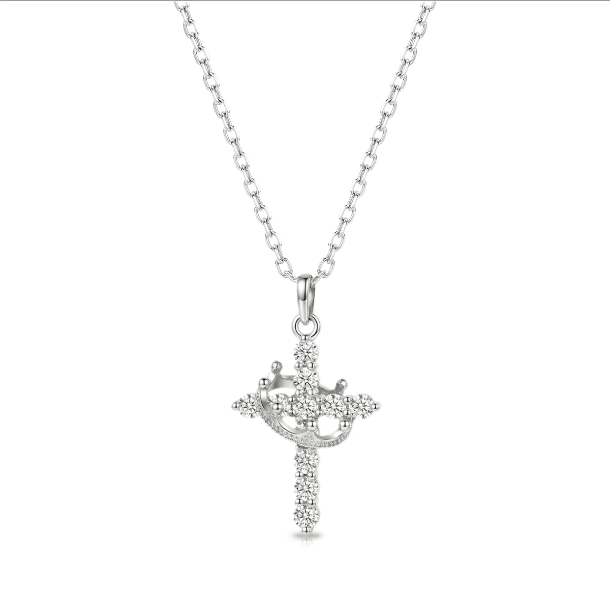 SREBRNA OGRLICA CROSS CROWN