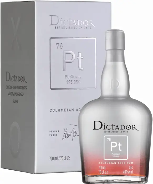 Dictador Distillery Rum Platinum Gift Box, 0.7l