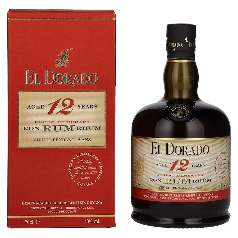 EL DORADO Rum 12 godina star Gb alk. 40%