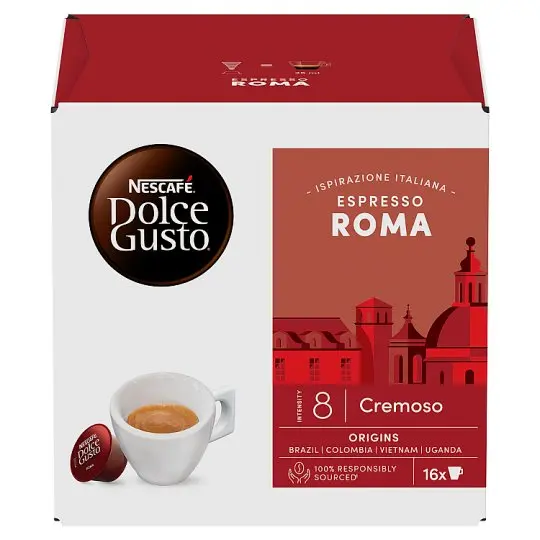 Nescafe Dolce Gusto Kapsule za kafu espresso Roma 16 kapsula, 99.2g