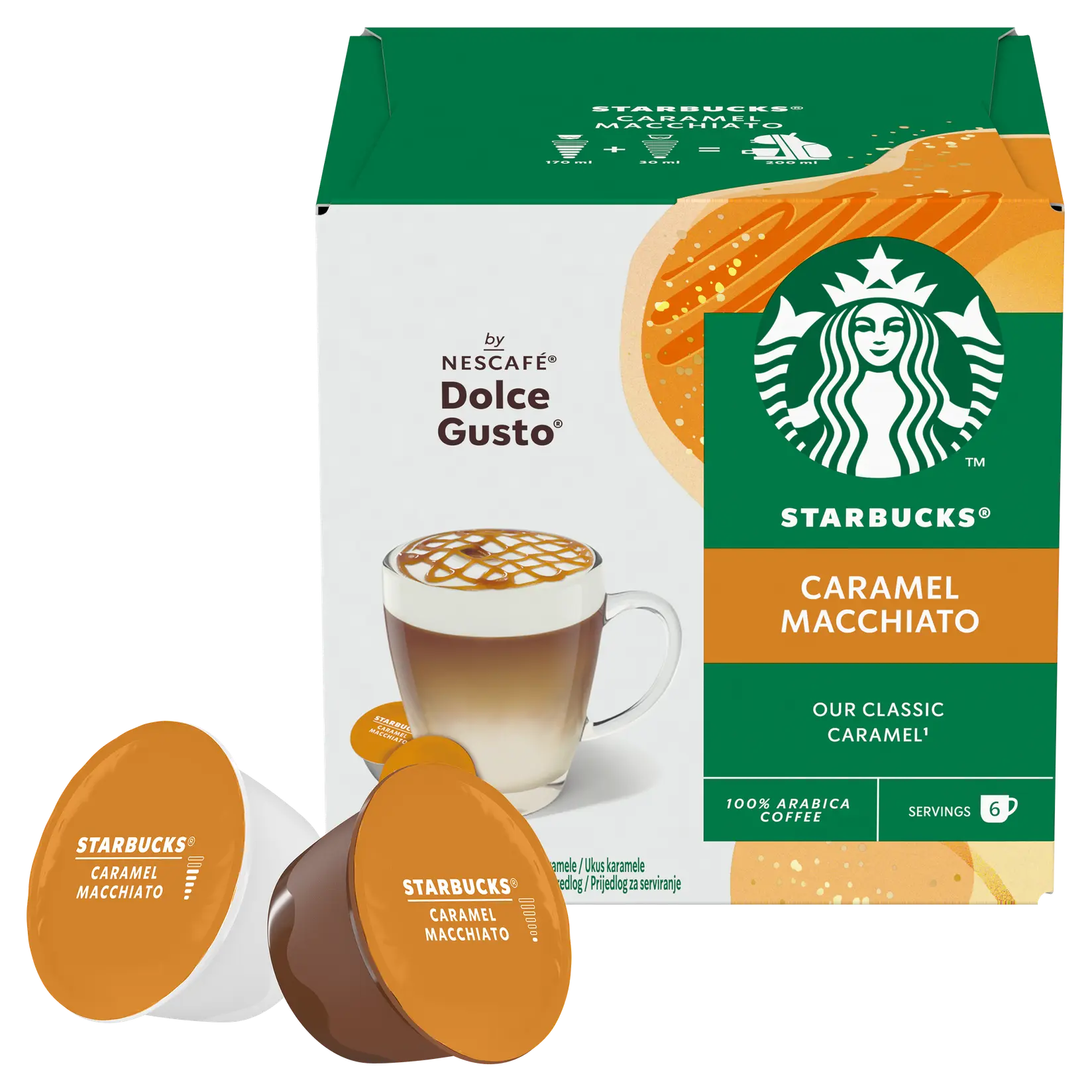 Starbucks Nescafe Dolce Gusto Kapsule za kafu Caramel Macchiato, 12 kapsula , 127.8