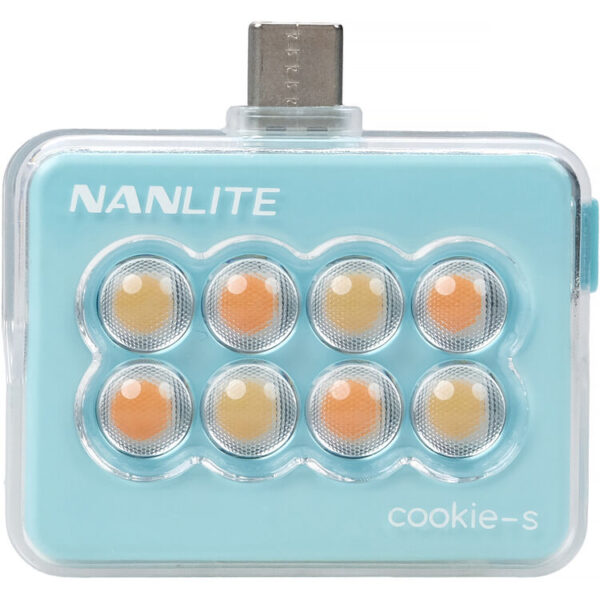 NANLITE cookie-s LED Mini Light (Cyan Blue)
