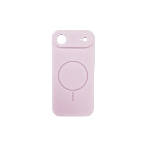 Silikonska futrola Magsafe LUX Iphone 17 Air PUDER ROZE