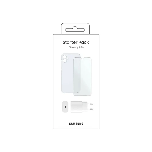 SAMSUNG original punjač 25W TA-800 beli +silikon A06 +staklo A06