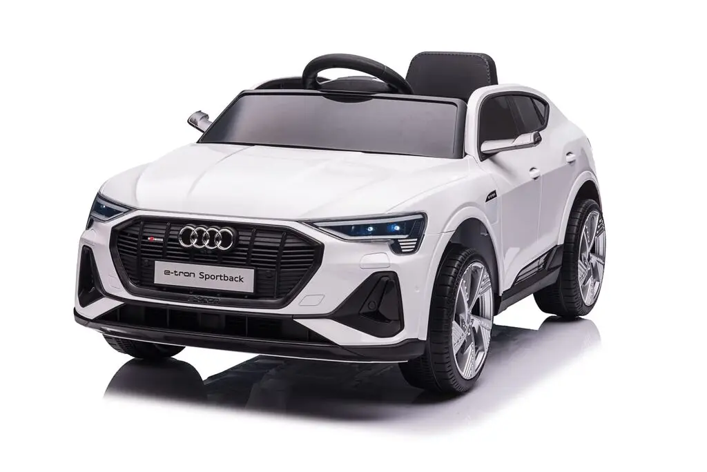 Eurobajk Auto na akumulator za decu Audi E-tron Sportback, Beli