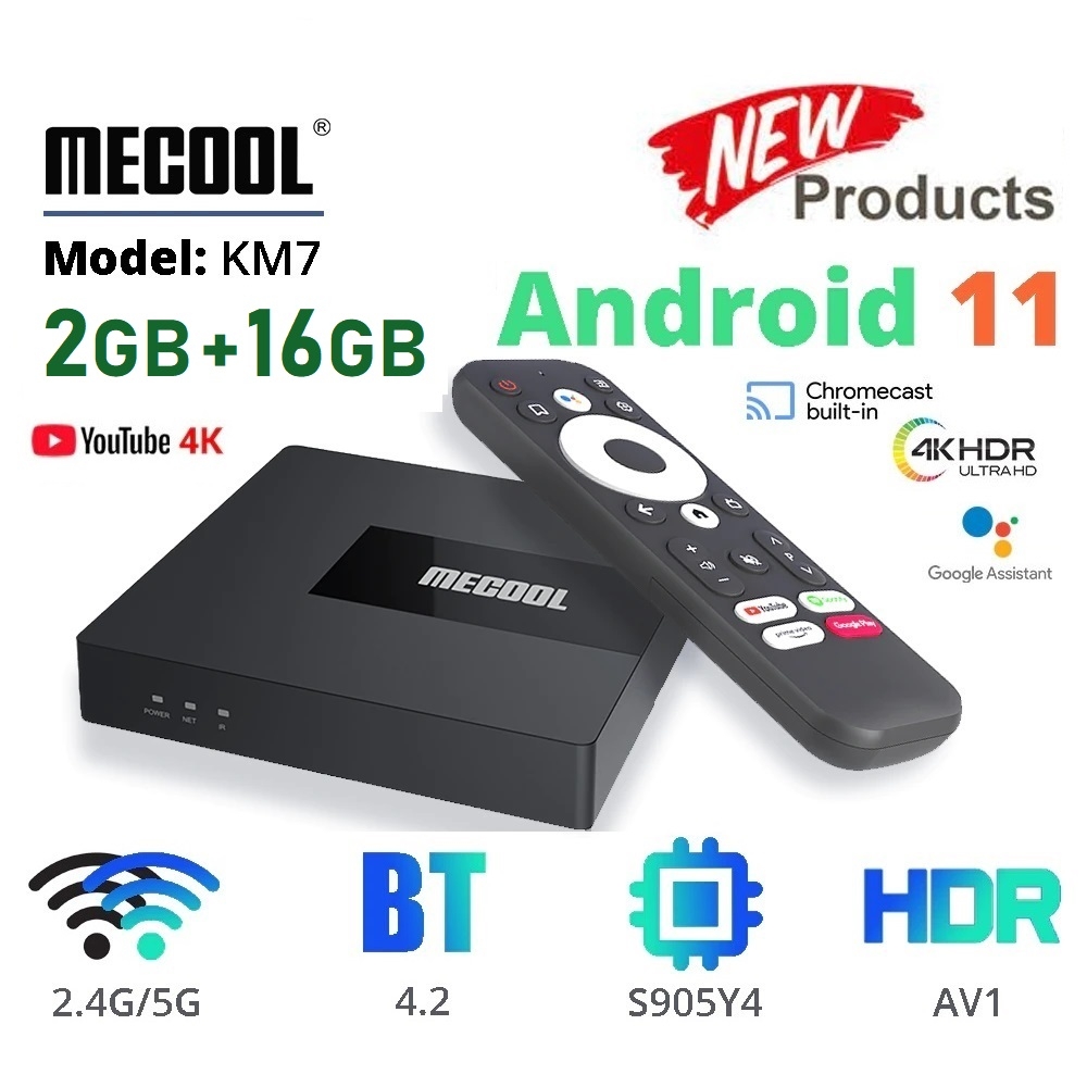 Mecool KM7 2/16 GOOGLE sertifikovan Android 11 TV OS
