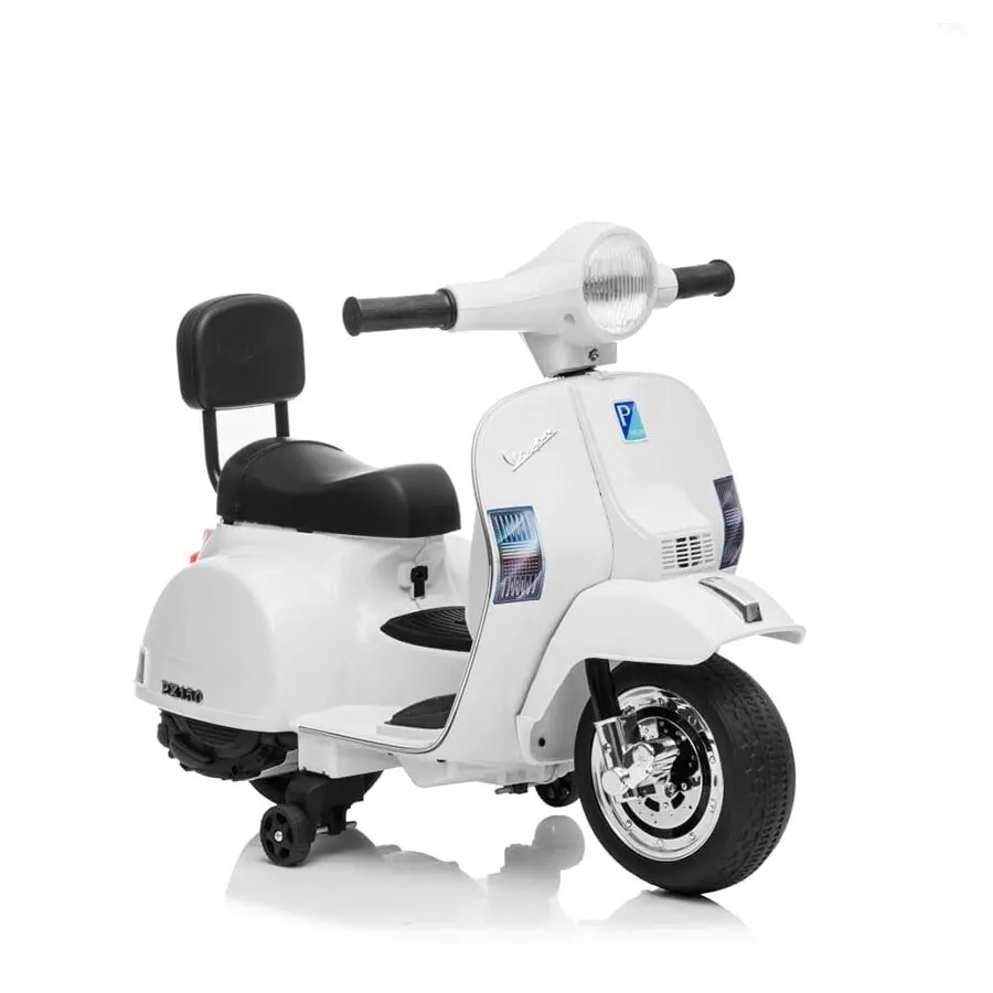 Eurobajk Motor na akumulator za decu Vespa PX150 6V, Beli
