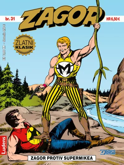 Ludens
ZAGOR ZLATNI KLASIK 31 KORICA B - ZAGOR PROTIV SUPERMIKA