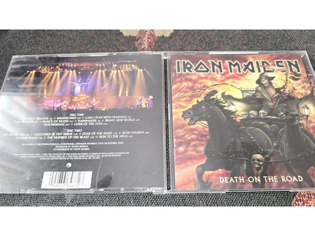 Iron Maiden ‎- Death on the road 2CDa , ORIGINAL