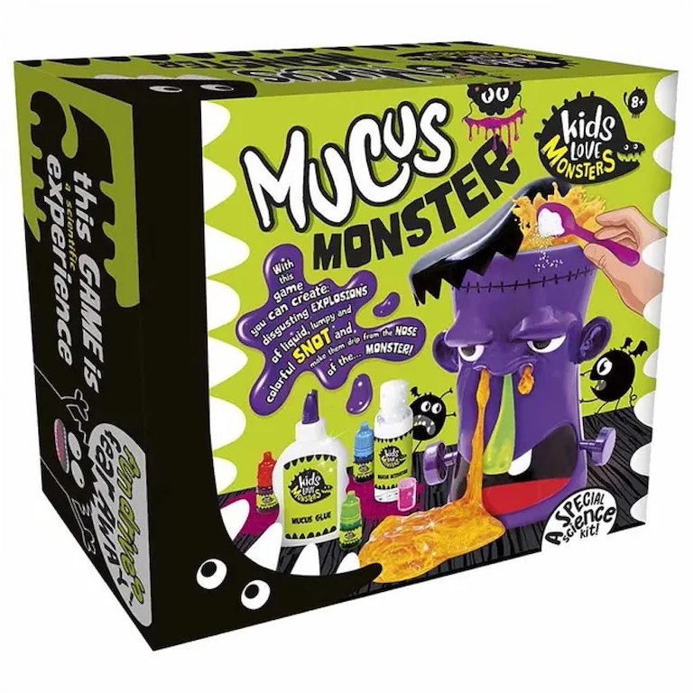 KIDS LOVE MONSTERS IGRA LJIGVACI MUCUS MONSTER 33X38CM EN82766