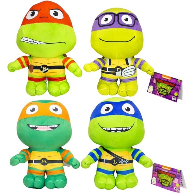 TEENAGE MUTANT NINJA TURTLES SOFT PLISANA FIGURA LIL BODZ 4ASS 28CM TMNTV2-9370-ASS