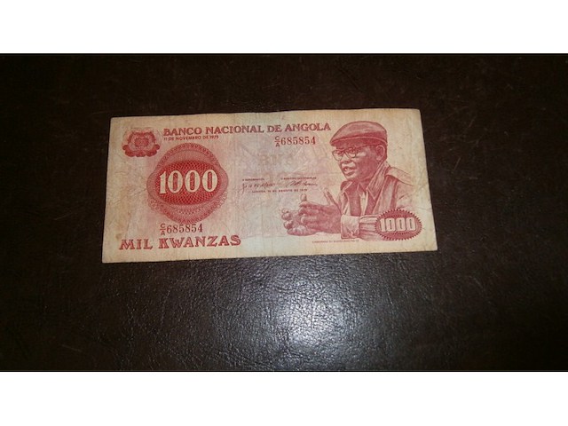 ANGOLA 1000 ESCUDOS 1979 ( 7 )