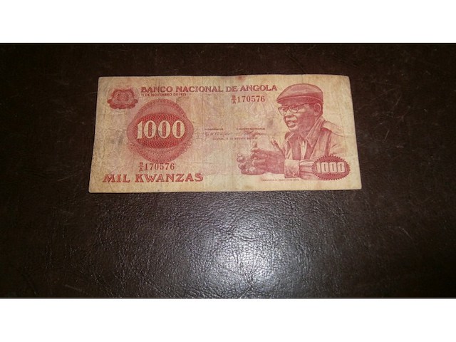 ANGOLA 1000 ESCUDOS 1979 ( 5 )