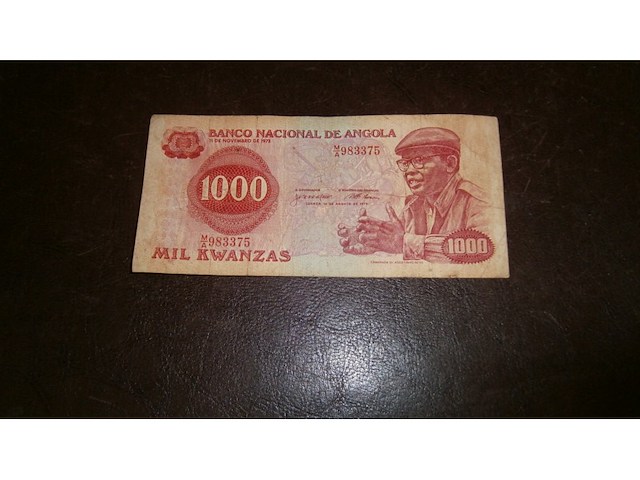 ANGOLA 1000 ESCUDOS 1979 ( 4 )