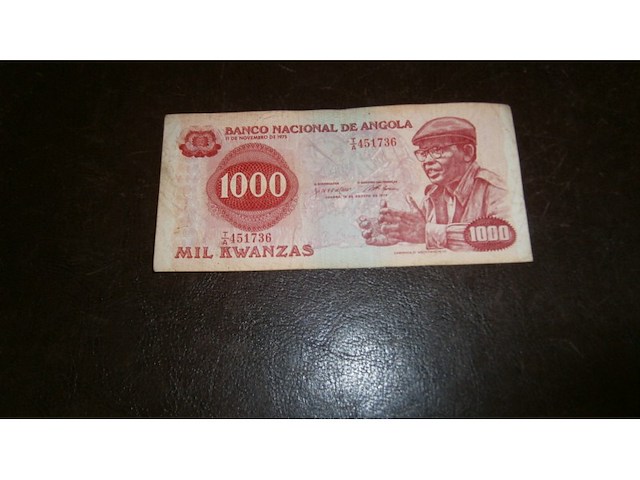ANGOLA 1000 ESCUDOS 1979 ( 3 )