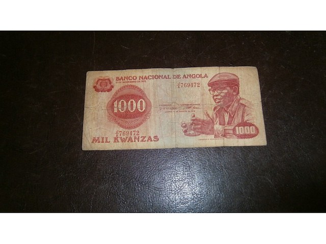 ANGOLA 1000 ESCUDOS 1979 ( 2 )