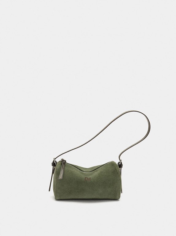 ELONGATED LEATHER CROSSBODY BAG