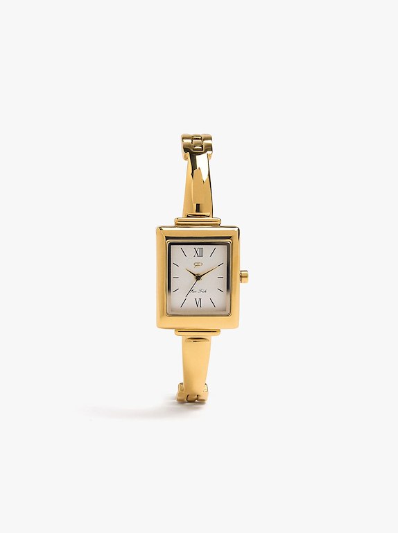 SQUARE WATCH WITH A STAINLESS STEEL BRACELET