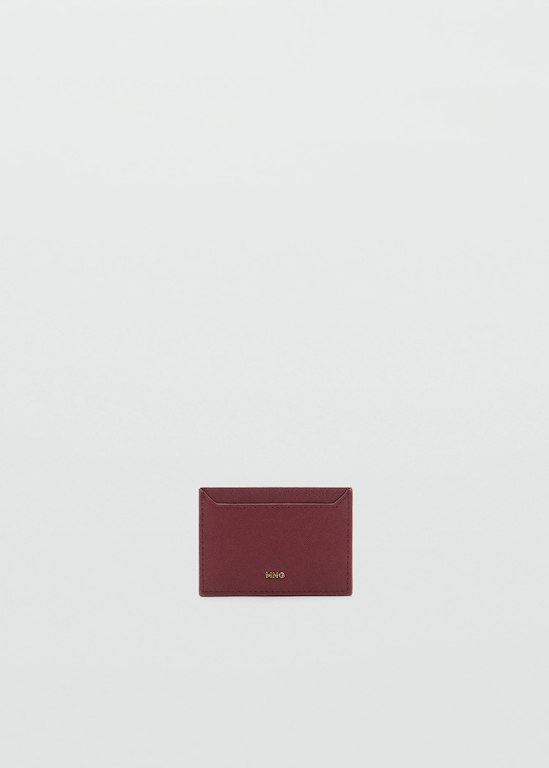 SAFFIANO-EFFECT CARDHOLDER