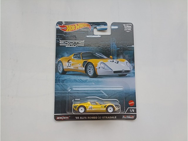 Hot Wheels `69 Alfa Romeo 33 Stradale