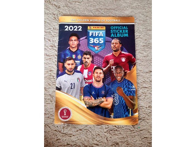 Fifa 365 2022 album sa sličicama - skoro popunjen