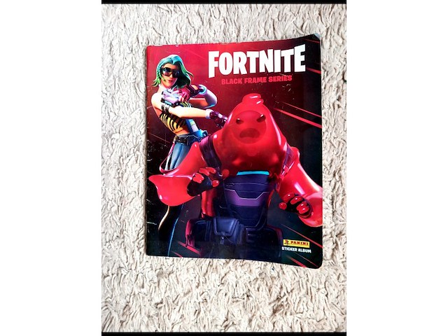 Fortnite Black Frame Series album sa sličicama POPUNJEN
