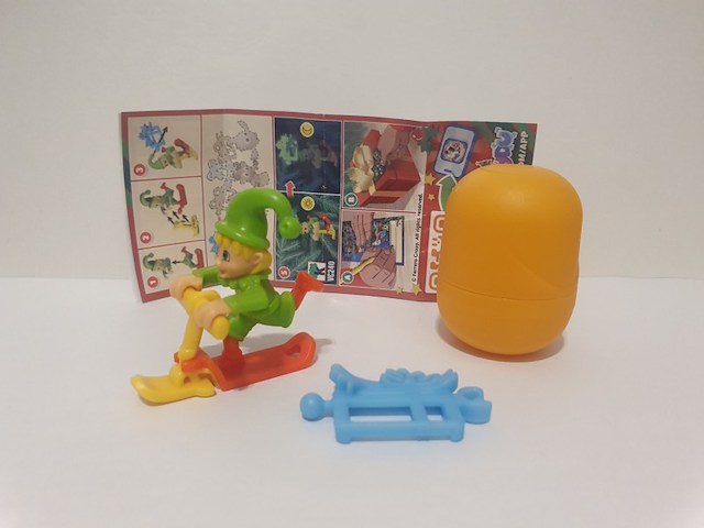 Kinder surprise novogodišnja kolekcija vilenjak VC240