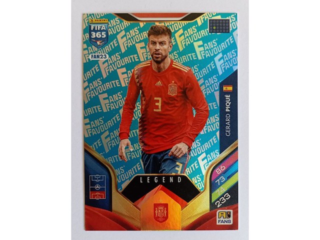 2026 FIFA 365 Adrenalyn XL Pique FF Blue