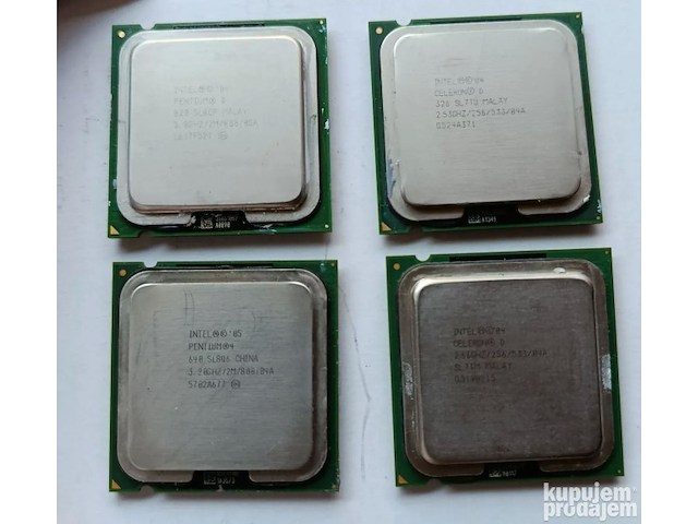 Procesori za racunar Intel Socket 775 4 komada