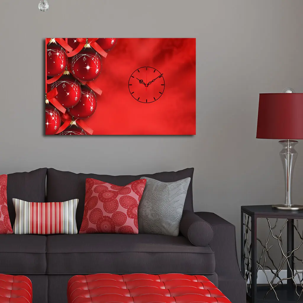 WALLXPERT Zidni sat YYCS 8, Crveni