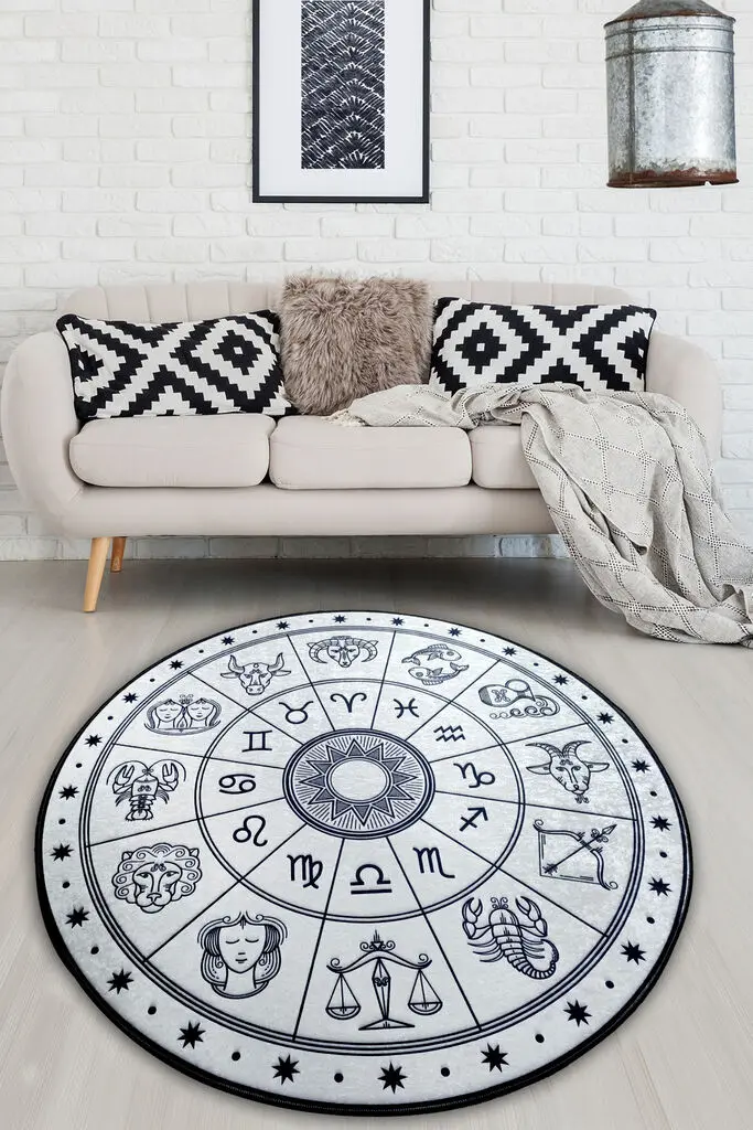 Conceptum Hypnose Tepih Horoscope, O100cm, Šareni