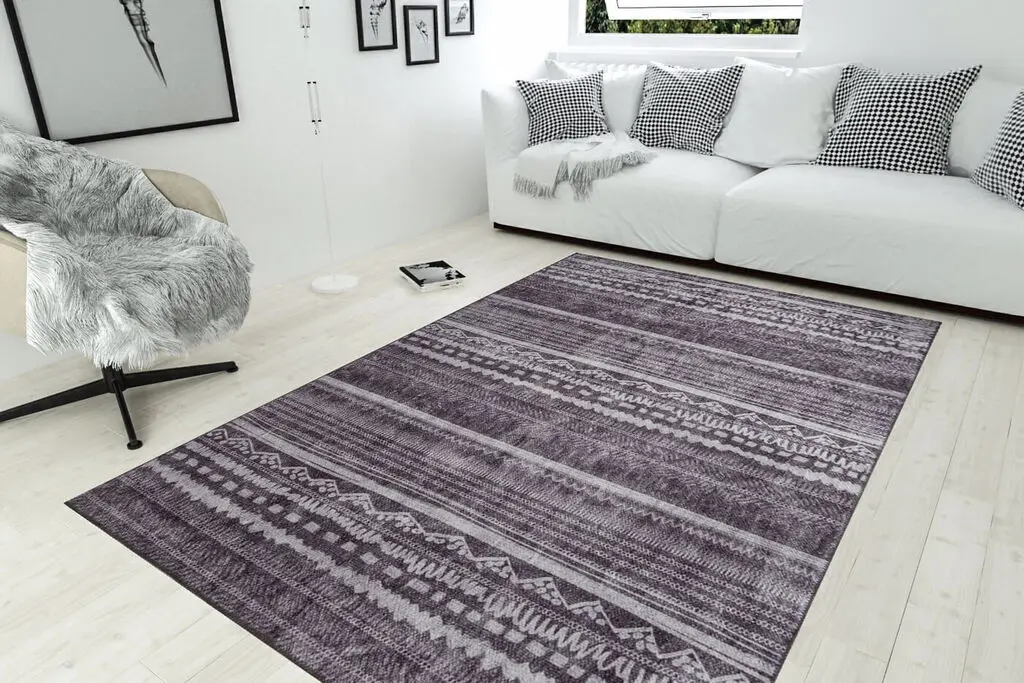 Conceptum Hypnose Tepih Funk Chenille 116, 75x150cm, Tamnosivi
