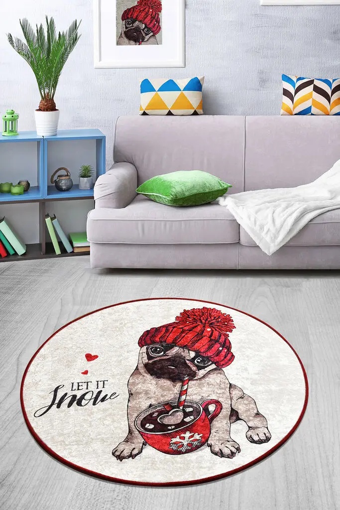 Conceptum Hypnose Tepih Let It Snow, O100cm, Šareni