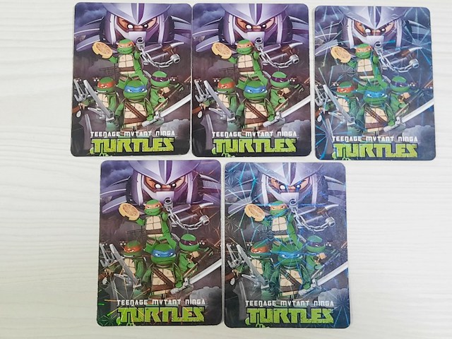 TMNT KARTE LOT 5 KOM