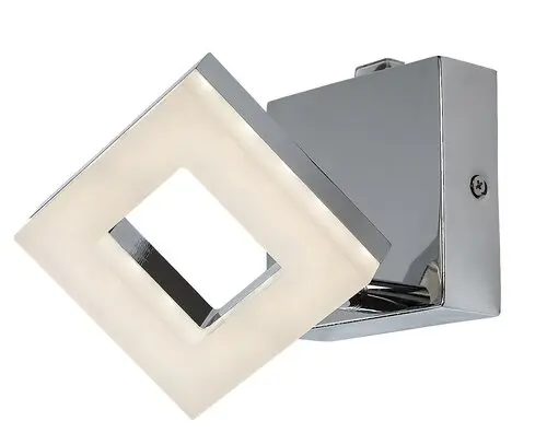 Rabalux Zidna lampa Blas, LED 5W, 9x9cm, Hrom