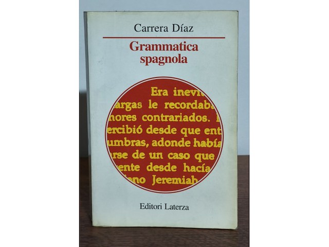 GRAMMATICA SPAGNOLA - Manuel Carrera Díaz