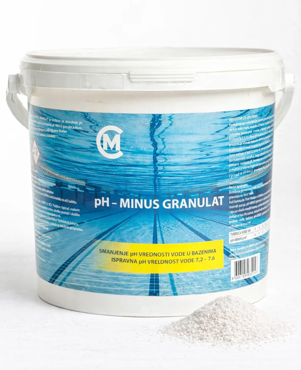 Multi Pool PH minus granulat za bazene, 7kg