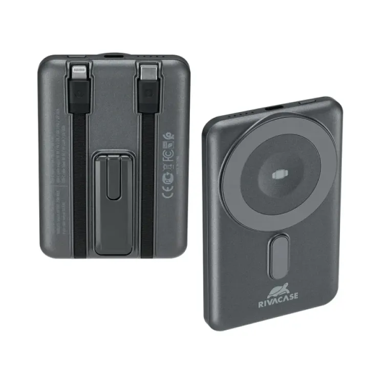 Power Bank Rivacase VA2607 5000mAh Magsafe Qi WIRELESS 15W + QC/PD20W