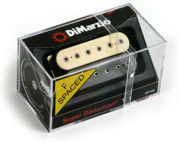 DiMarzio DP100FBC Super Distortion Magnet za gitaru F Spaced Black Cream