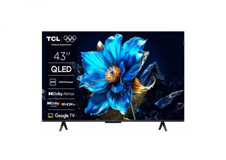 Televizor TCL 43P7K/QLED/43"/4K/60Hz/Google TV/crna