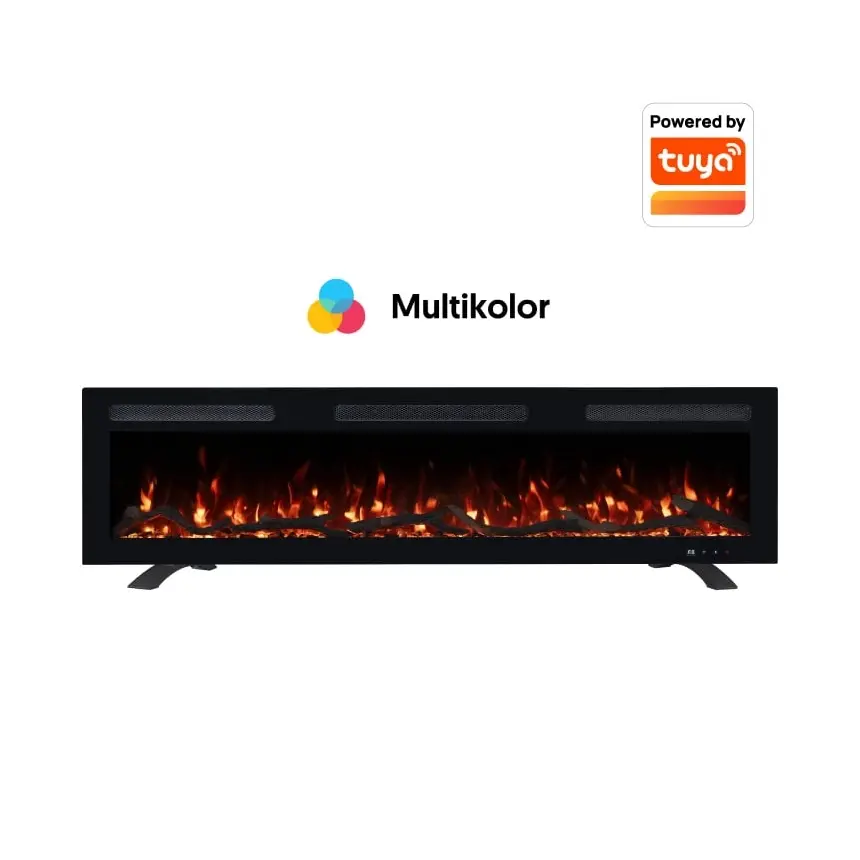 PROSTO smart el. 60" 3u1 multikolor s. kamin 1800W EK60G15/WF