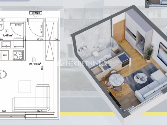 26m2 - Ekskluzivni kompleks urbanih vila | Veternička rampa, Novi Sad