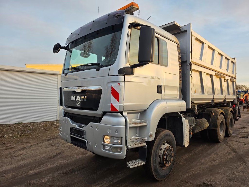 MAN TGS 26.480 6x6 Tipper + Penz Crane kiper