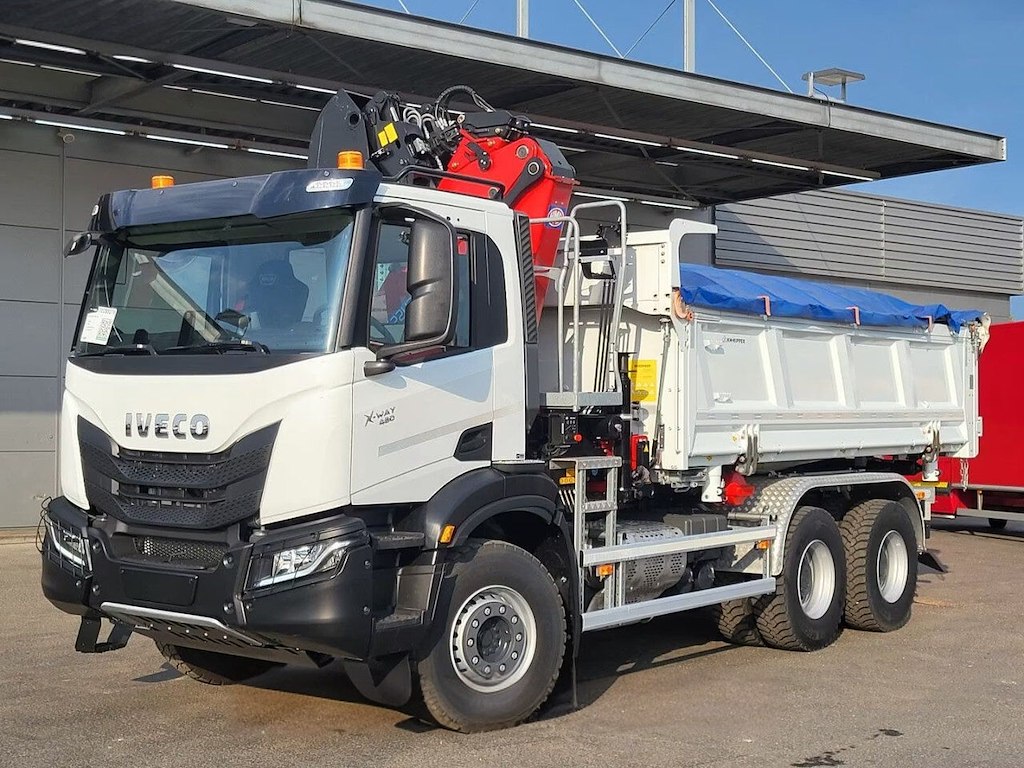 IVECO X-Way 480 / 6X4 / NEW / HMF 2243Z-RCS Z-Crane kiper