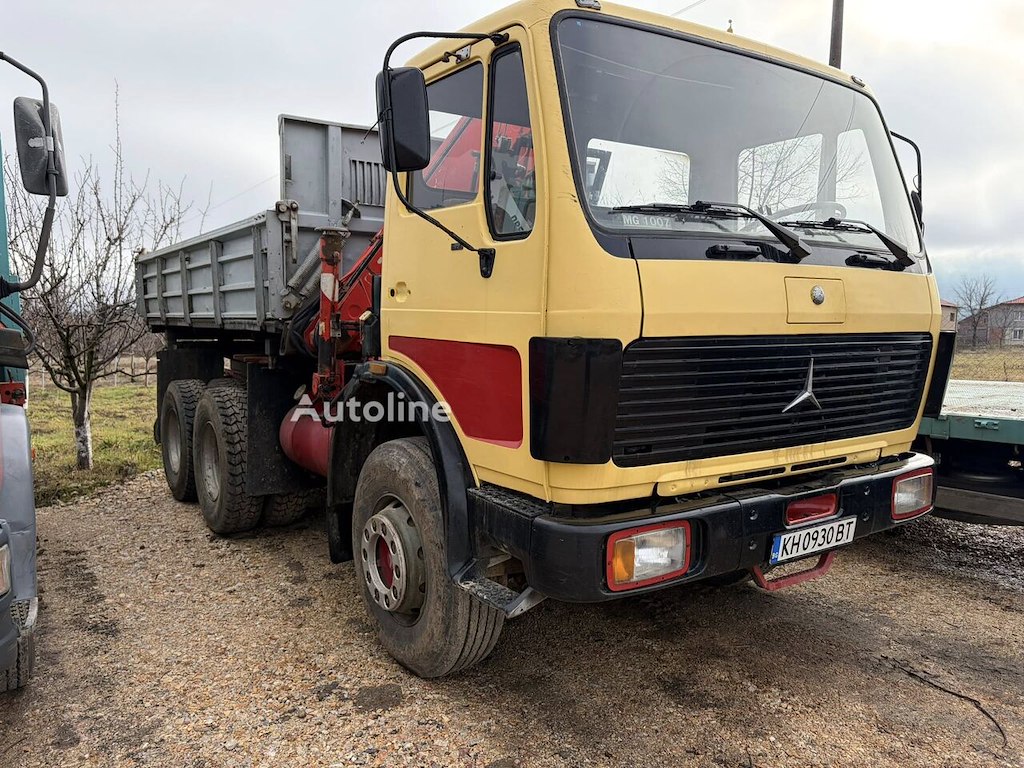 Mercedes-Benz 2224 With the crane Fassi F100 kiper