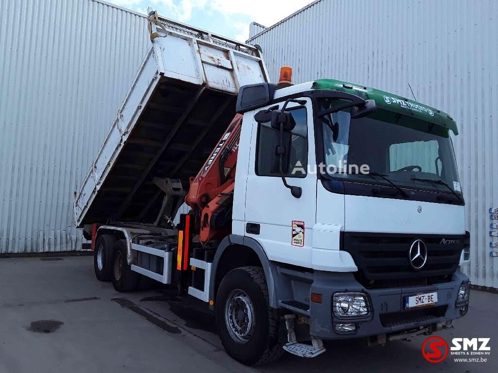 Mercedes-Benz Actros 2636 Terex 290 .2e A3 lames steel EPS top conditon kiper