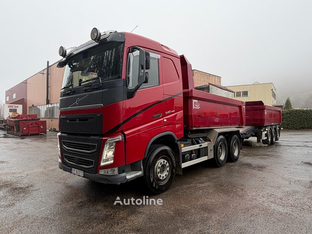 Prodaje se Volvo FH 540 kiper na aukciji + prikolica kiper