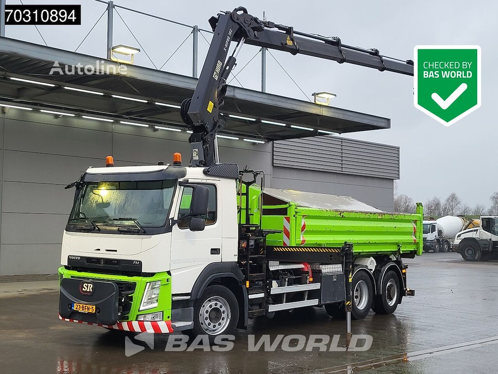 Volvo FM 330 6X2 HIAB X-HIPRO 192 E-3 Kran Crane Transcom Lift+Steerin kiper